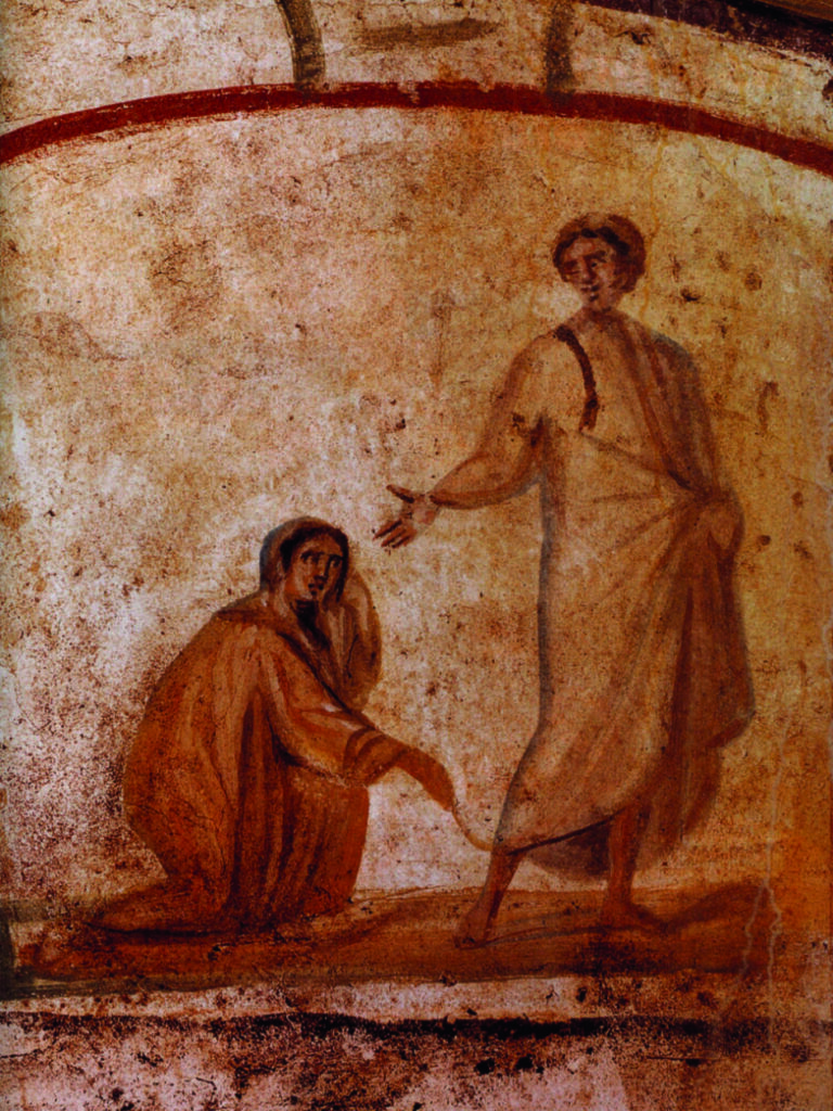 Jesus Heals the Bleeding Woman